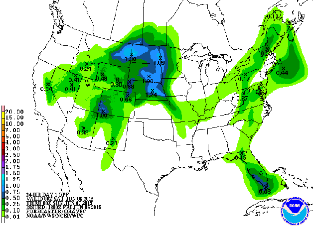 Rain Accumulation Maps Forecast June 5 The Western Producer